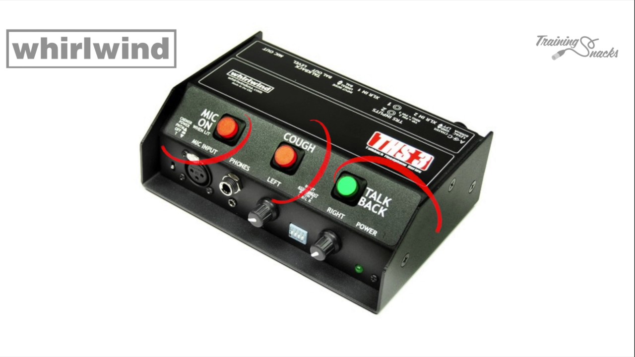 Sports Announcer, Broadcast, Talkback Headphone System from Whirlwind ...