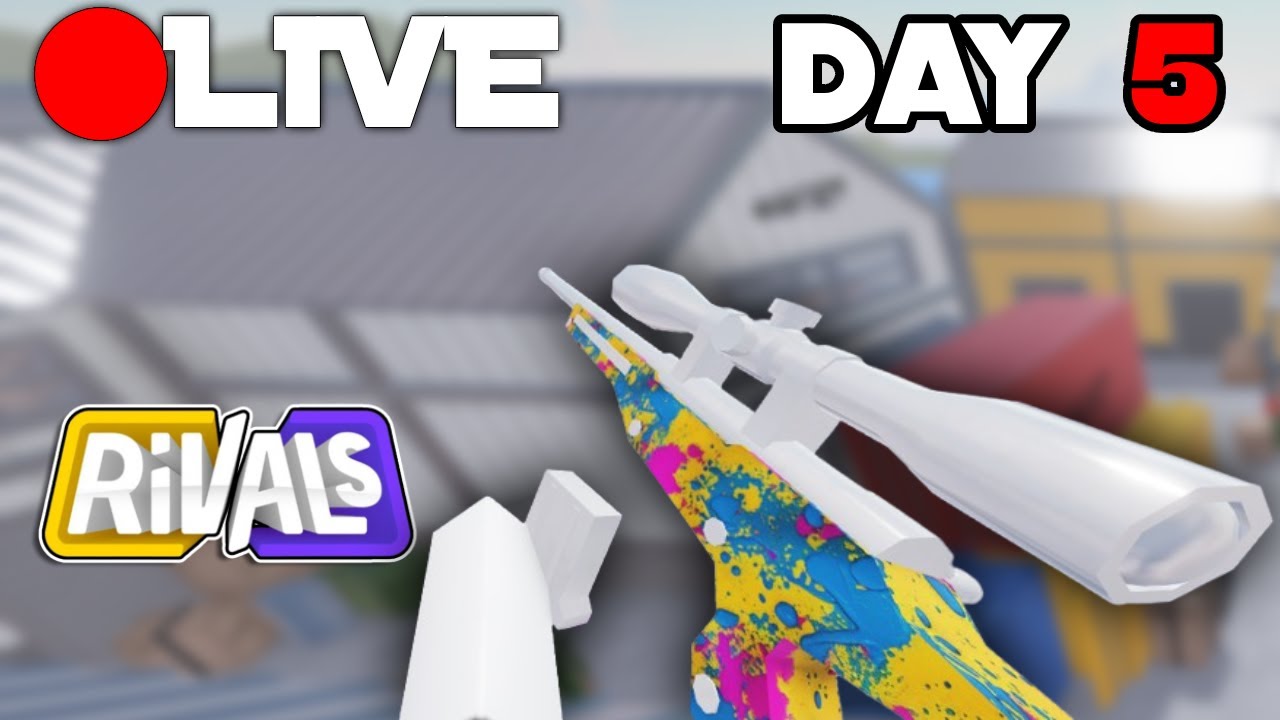 [🔴LIVE] RIVALS | DAY 5 | I Bought Skin Crates! - YouTube