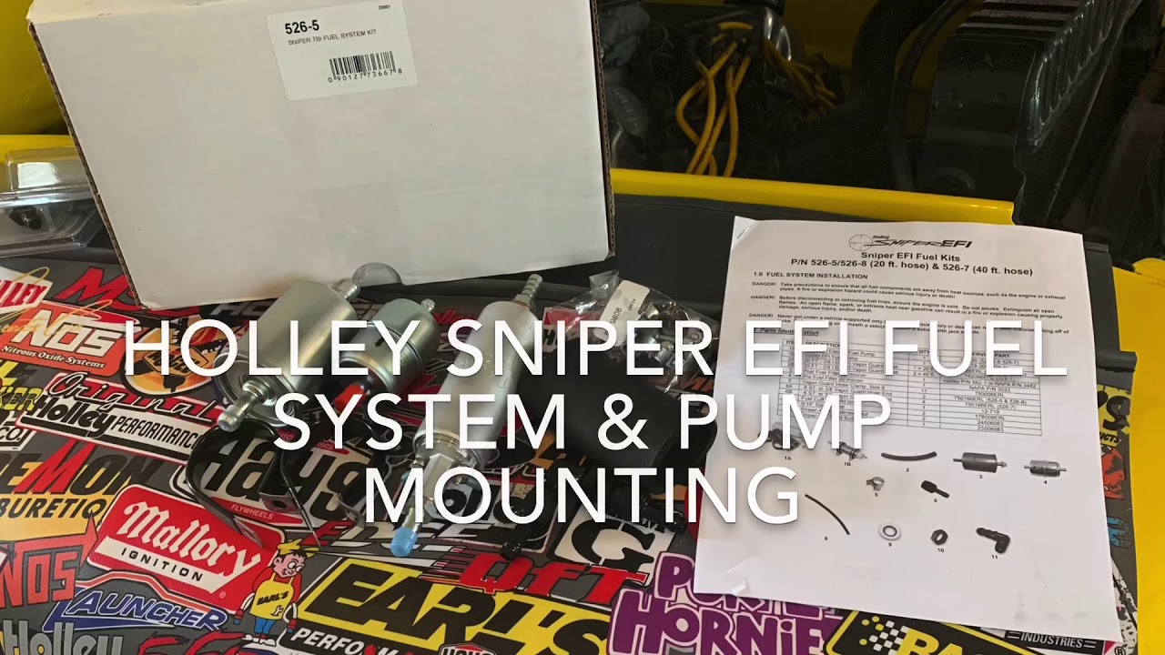 Holley Sniper EFI Fuel Kit #526-5 Review & Fuel Pump Mounting - YouTube