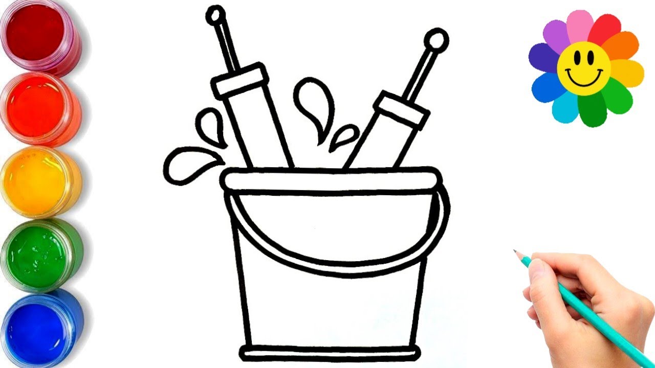 Holi Special Drawing | Holi Drawing Easy | Draw Smart - YouTube