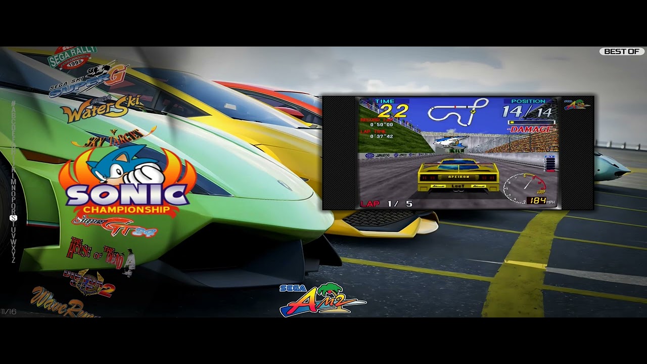 5TB RetroFE - Sega AM2 Lists - YouTube