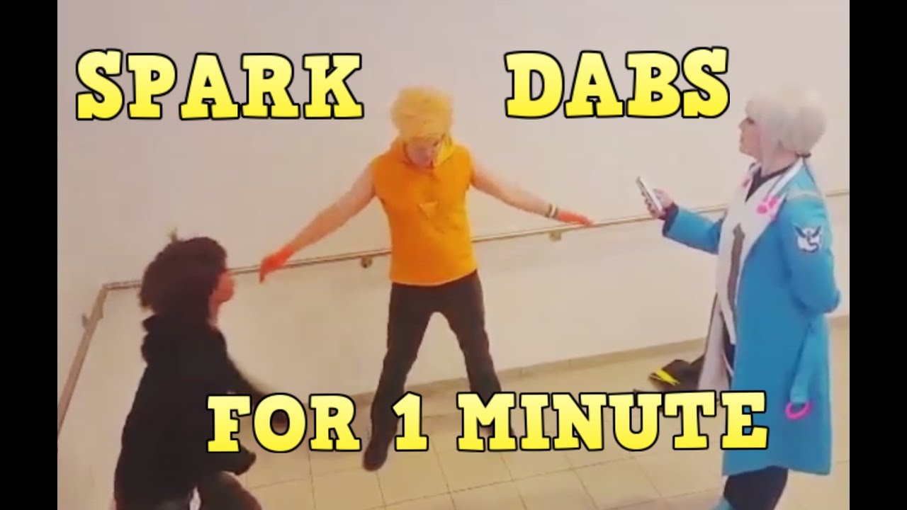 Spark dabs for 1 minute [POKÉMON GO COSPLAY] - YouTube