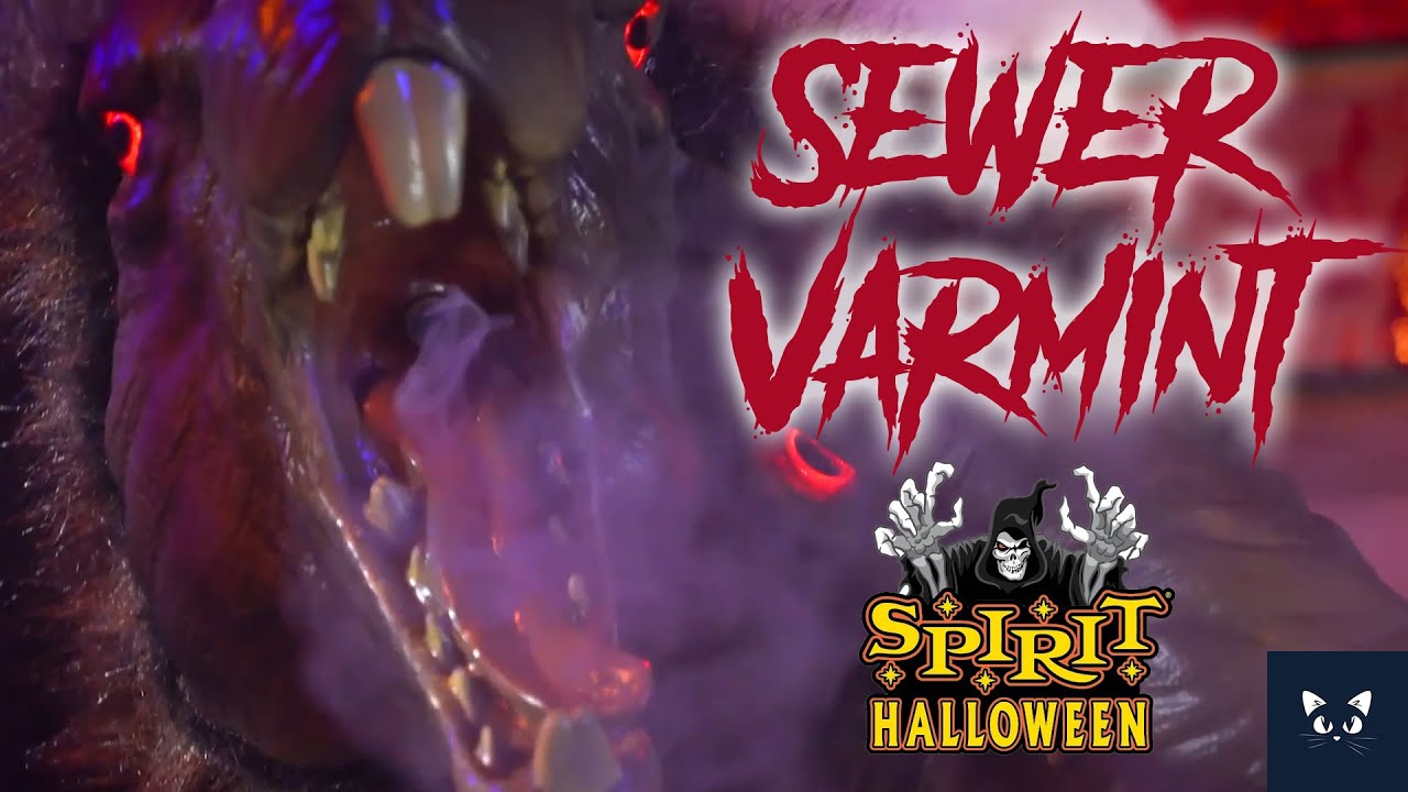 Rat Cerberus? (Spirit Halloween *Sewer Varmint* 2020) - YouTube