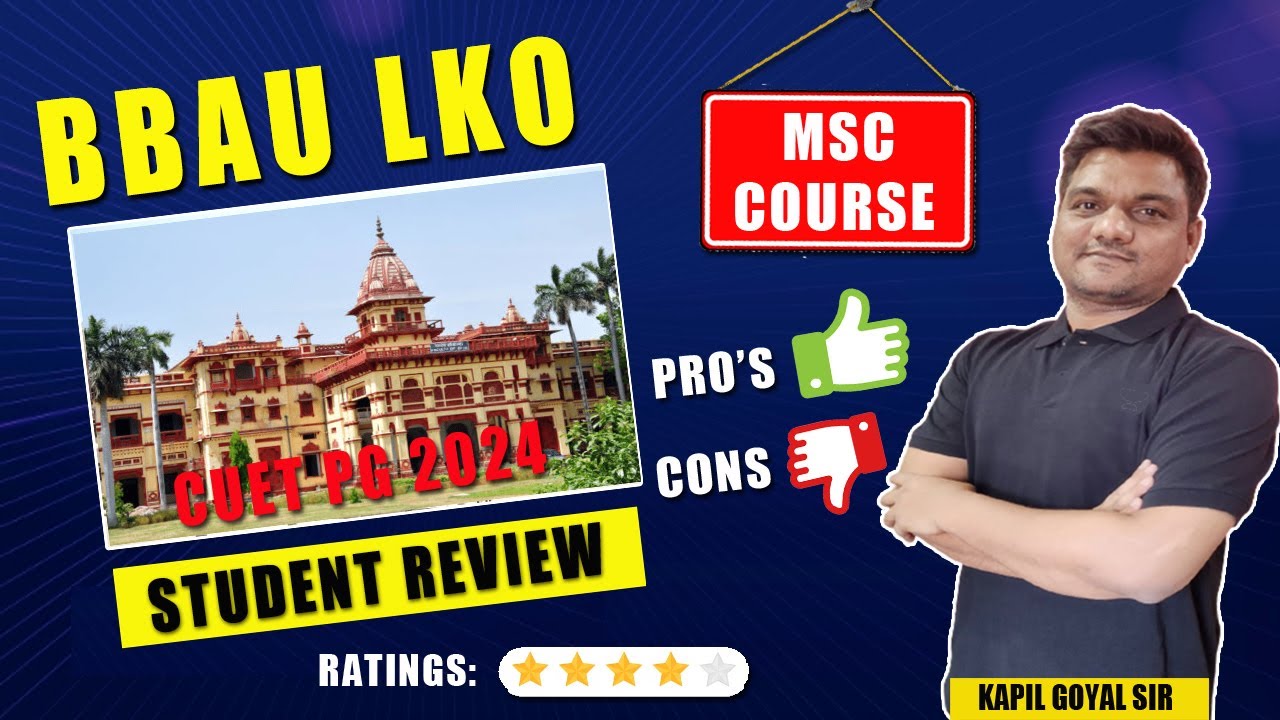 BBAU lucknow Review | CUET PG 2024 | BBAU University lucknow | BBAU ...