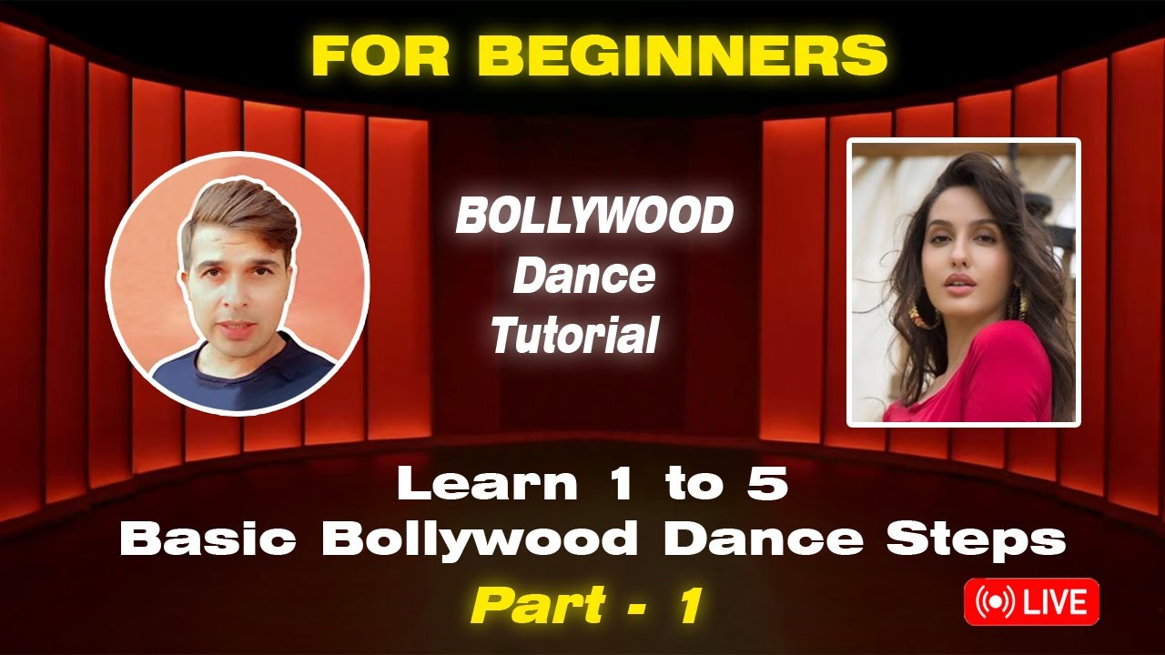 Bollywood 5 Basic Dance Steps Tutorial 🔥 | Part - 1 | For Beginners ...