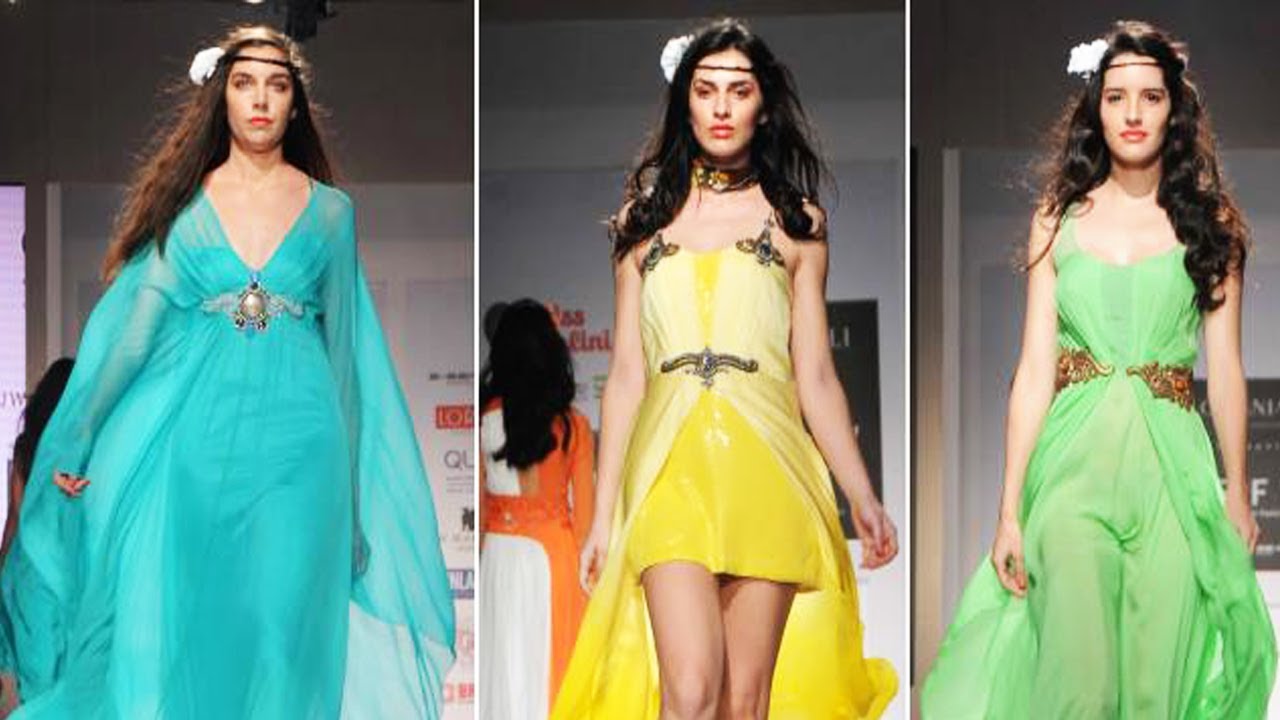 Models In Walk On Ramp @ Resort Wear Fashion Show - YouTube