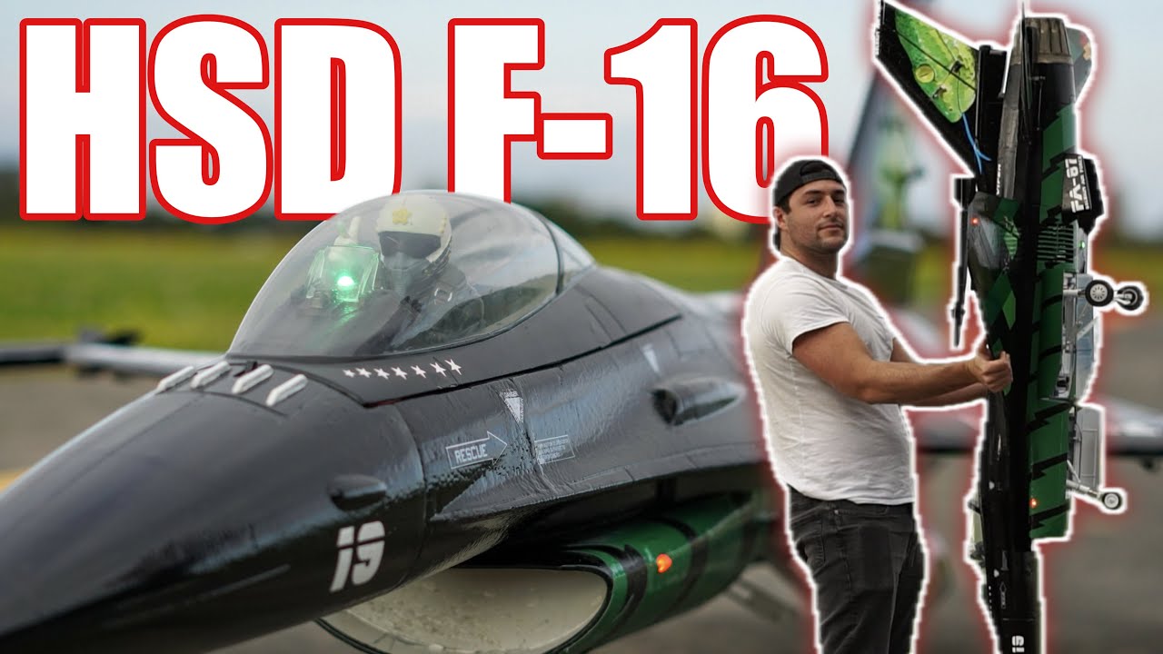 HSD F-16 110mm EDF Jet - YouTube