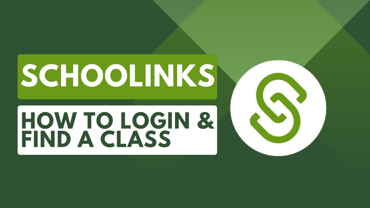 SchooLinks: Getting Logged in and Finding Your Class - YouTube
