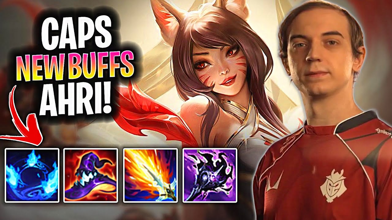 CAPS TRIES AHRI TOP WITH NEW BUFFS! | G2 Caps Plays Ahri Top vs Orianna ...