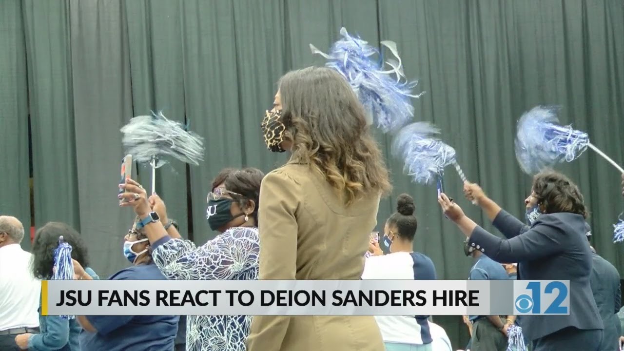 Jackson State fans react to Deion Sanders hire - YouTube