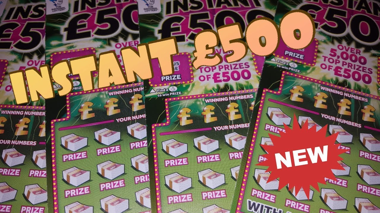 [ARCADE RETRO] INSTANT £500 SCRATCH CARD FROM THE NATIONAL LOTTERY ...