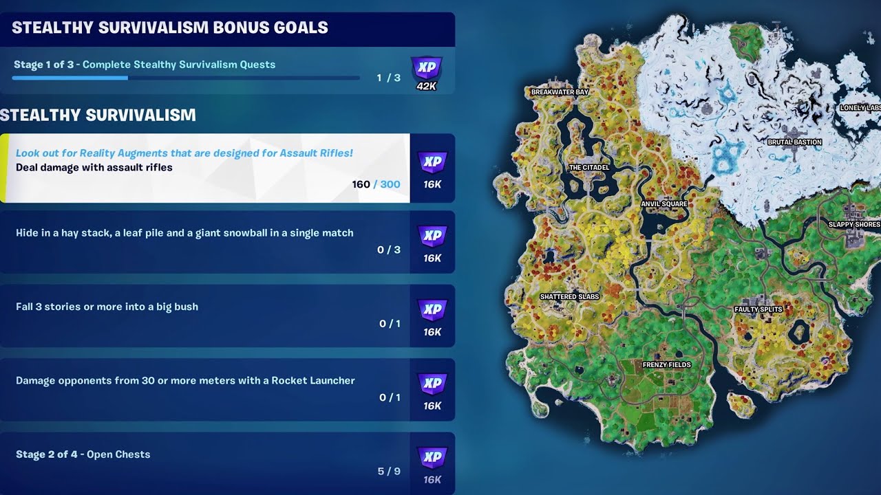 How to complete Fortnite Chapter 4 Season 1 Week 11 Challenges - YouTube