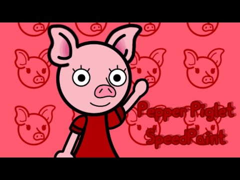 Pepper Piglet 🐷 - @CocoaCrack SpeedPaint - YouTube