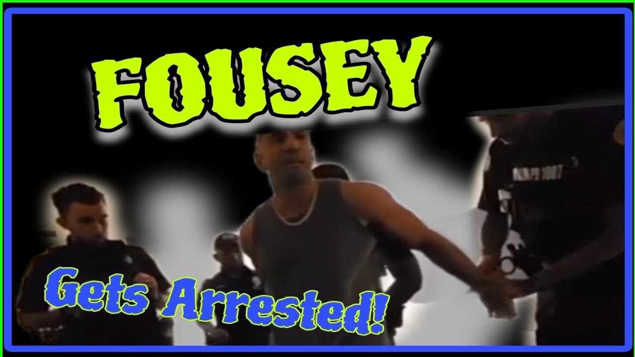Fousey gets arrested #livestreaming - YouTube