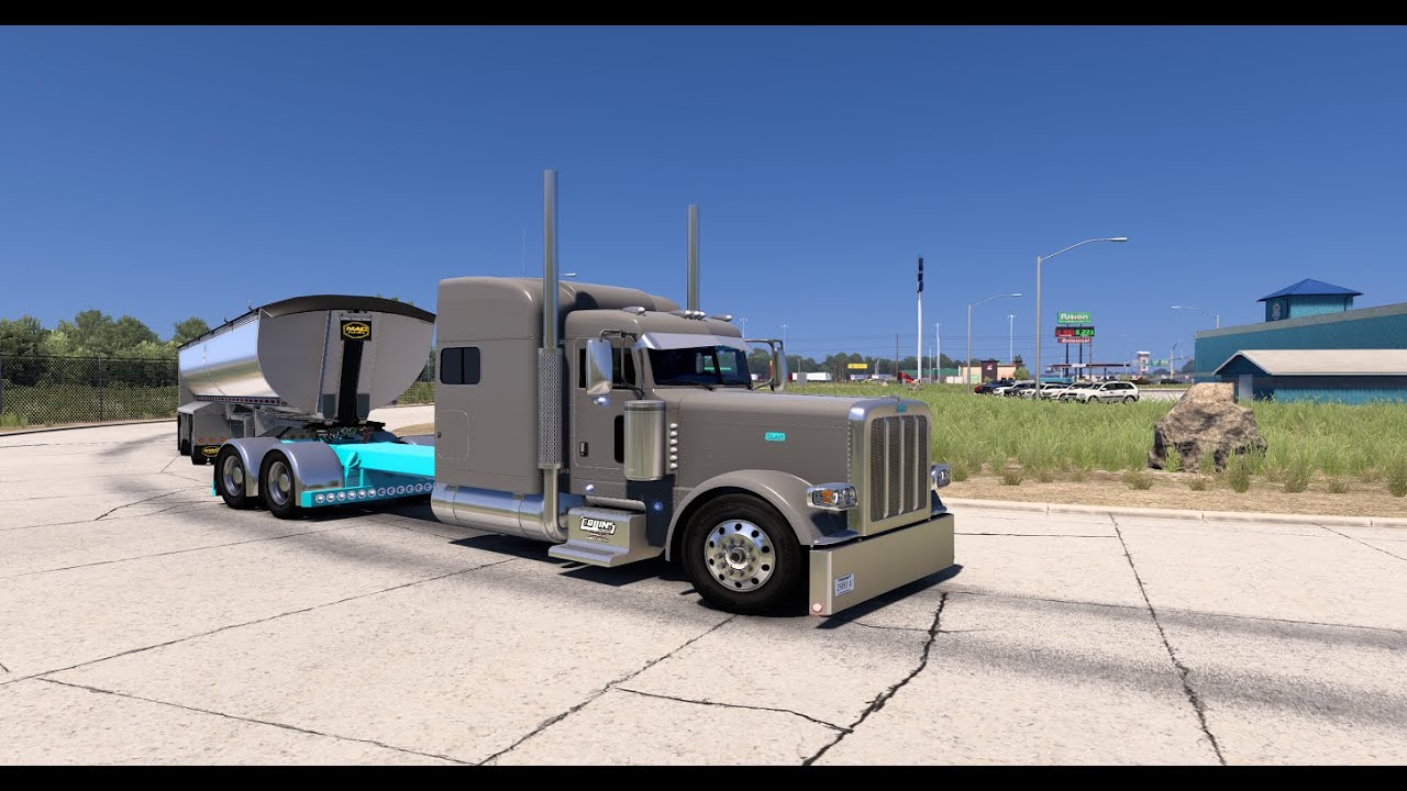 Rollin 389 Mod lets move some freight - YouTube