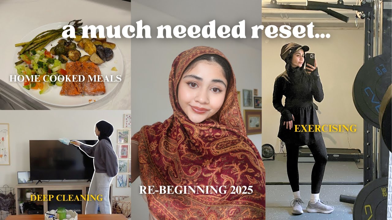 i need a redo... 2025 RESET VLOG deep cleaning, home cooked meals ...