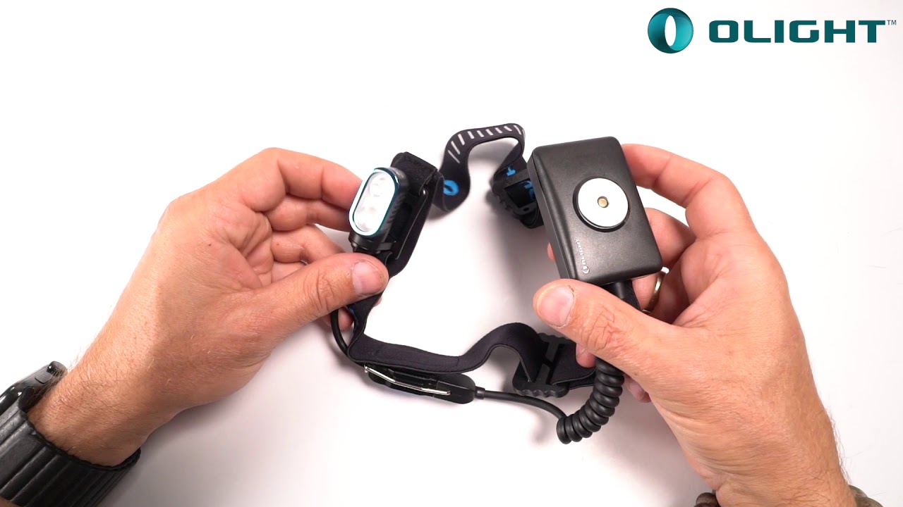 Lanterna de cap Olight Array prezentare detaliata - YouTube