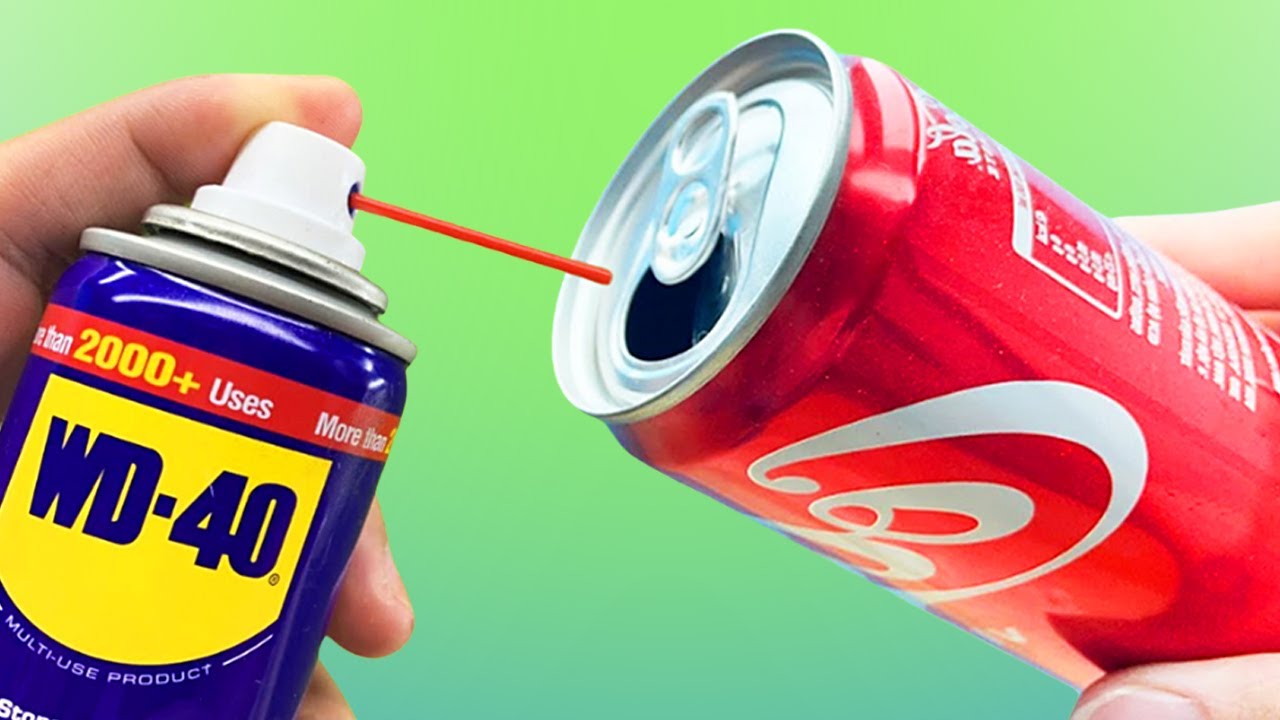 Mix WD 40 with Coca Cola! The results will astound the world. Simple ...