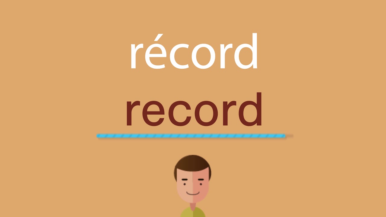 Cómo se dice récord en inglés - YouTube