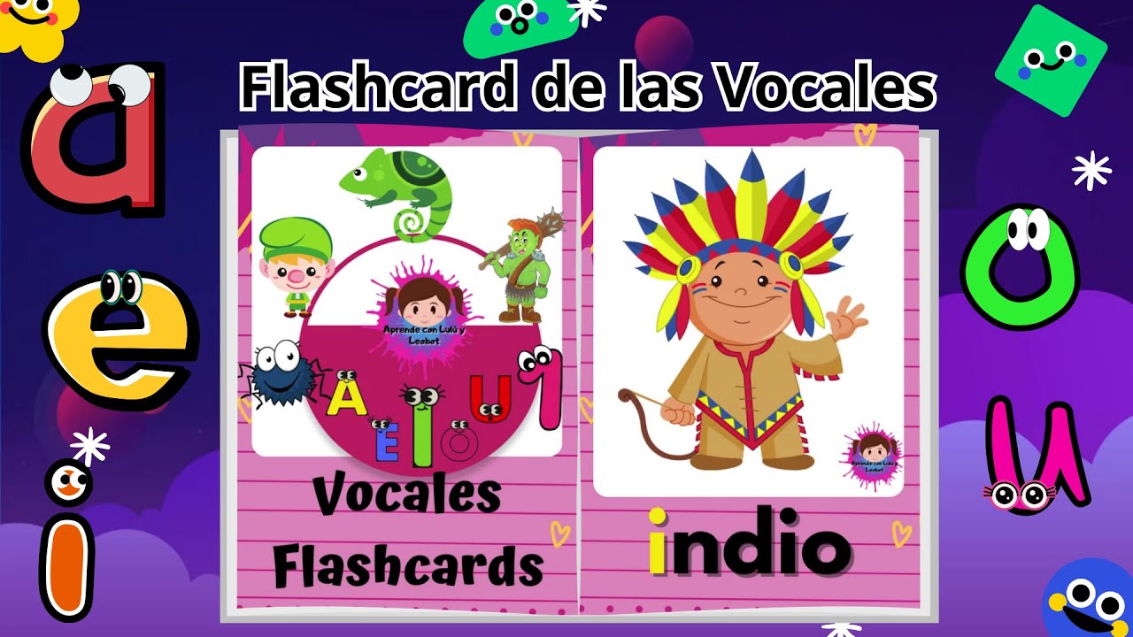 Flashcard Vocales | Link Descarga pdf - YouTube