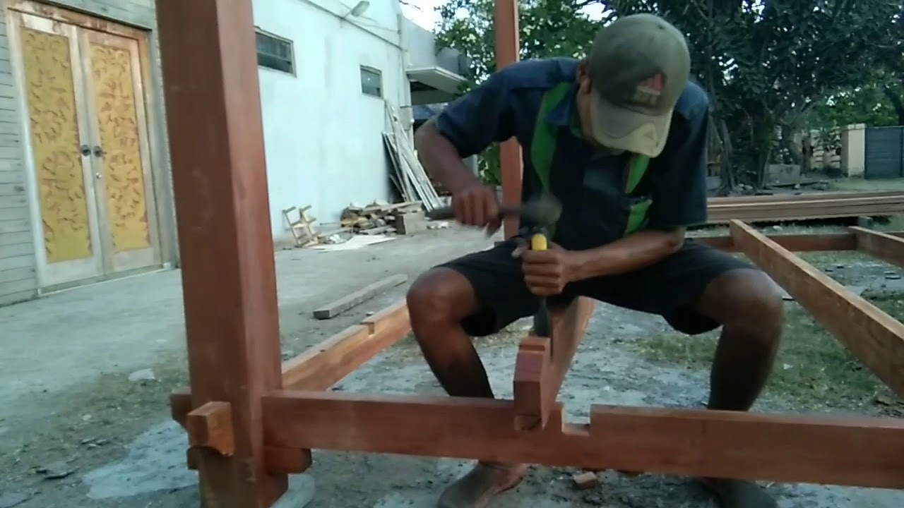 PROSES PEMASANGAN BALE BENGONG/BALE BALE - YouTube