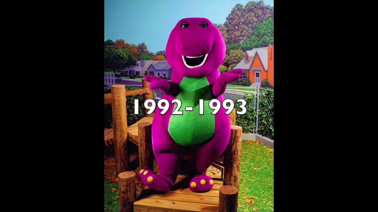 Barney Through The Years - YouTube