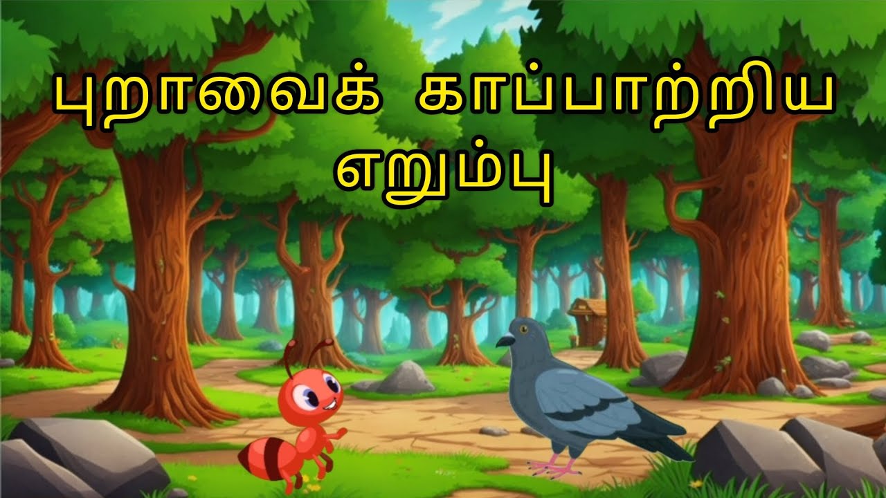 புறாவைக் காப்பாற்றிய எறும்பு | Tamil Cartoon Story | Cartoon Animation ...