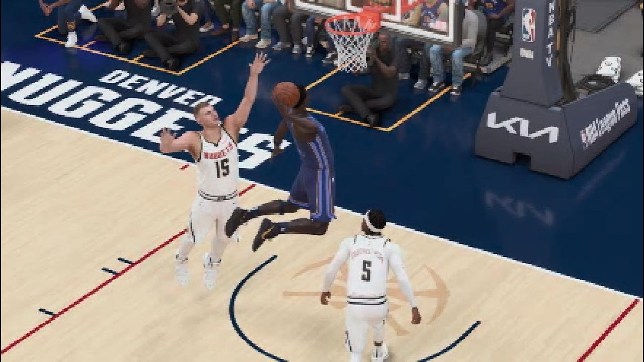 Asmr NBA 2k24 Anthony Edwards vs Nikola Jokic Gameplay My Career - YouTube