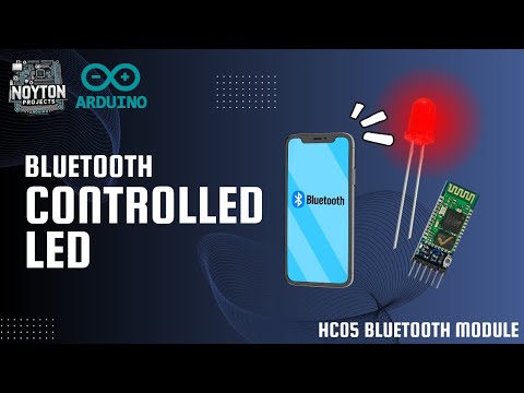 Bluetooth Controlled LED with HC05 and Arduino
