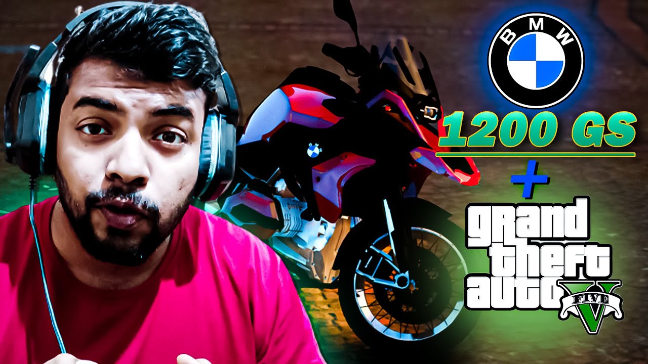 how install bmw gs1200 in gta5 #mods - YouTube