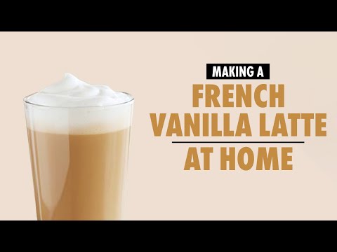 Making a French Vanilla Latte at Home!
