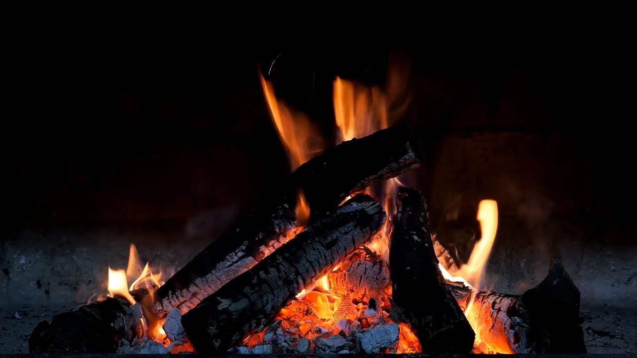 WARM TOASTY FIRE | Ambient Crackling Fire For Sleep / Relaxation | 10 ...