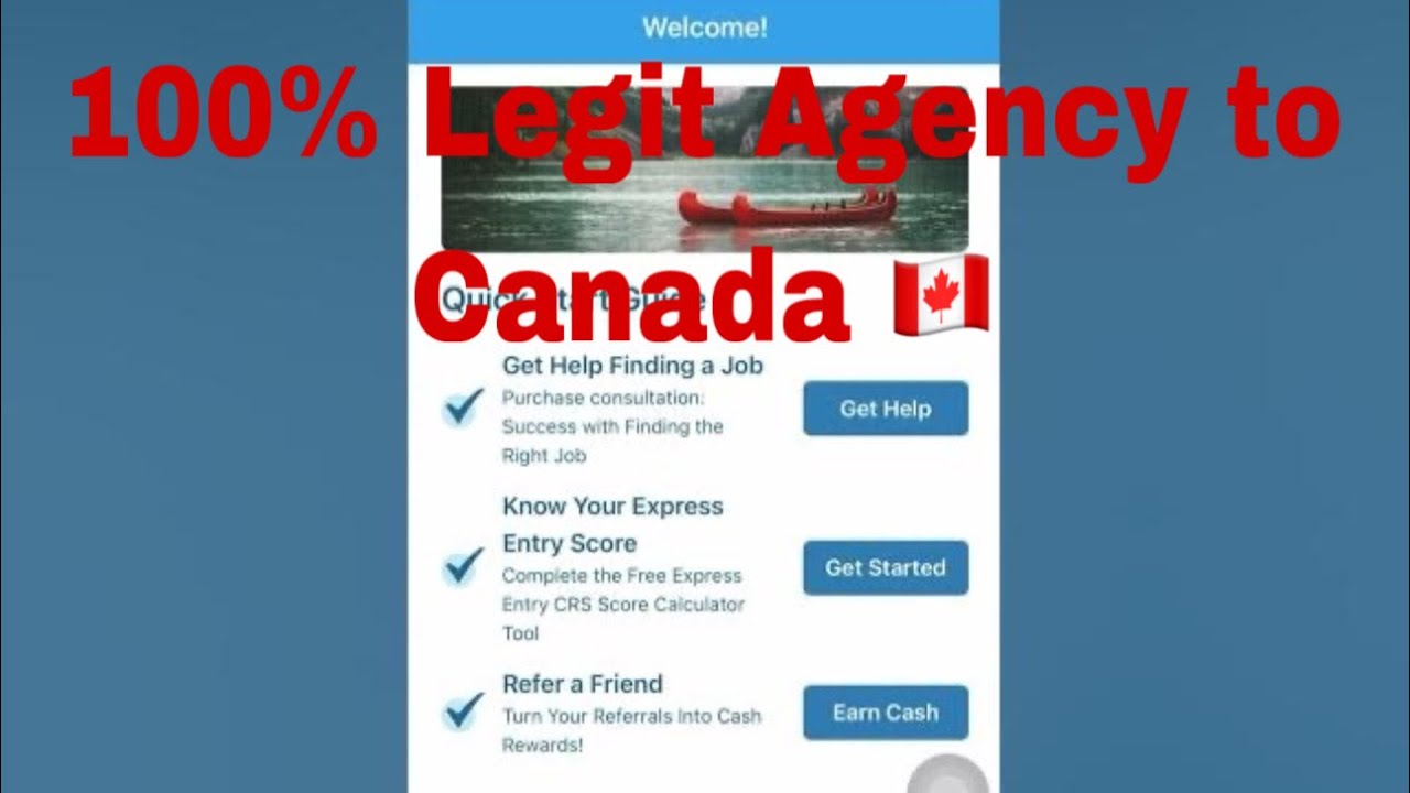 100% Legit Agency to Canada /@MarJhon15 - YouTube