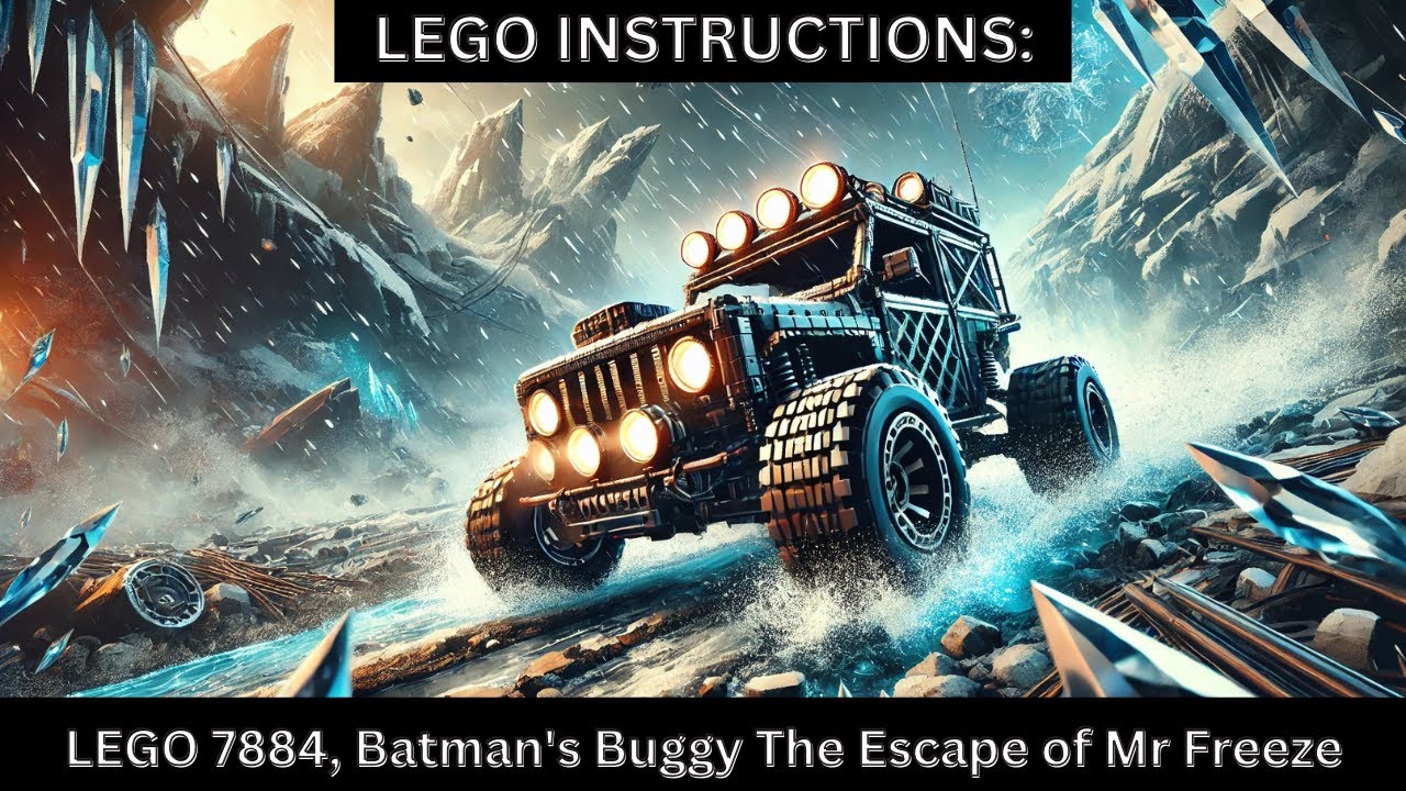 LEGO INSTRUCTIONS LEGO Batman 7884: Batman’s Buggy vs. Mr. Freeze 🥶 ...
