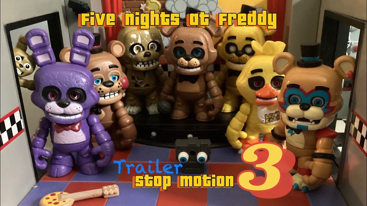 Five nights at Freddy’s stop motion 3 trailer - YouTube