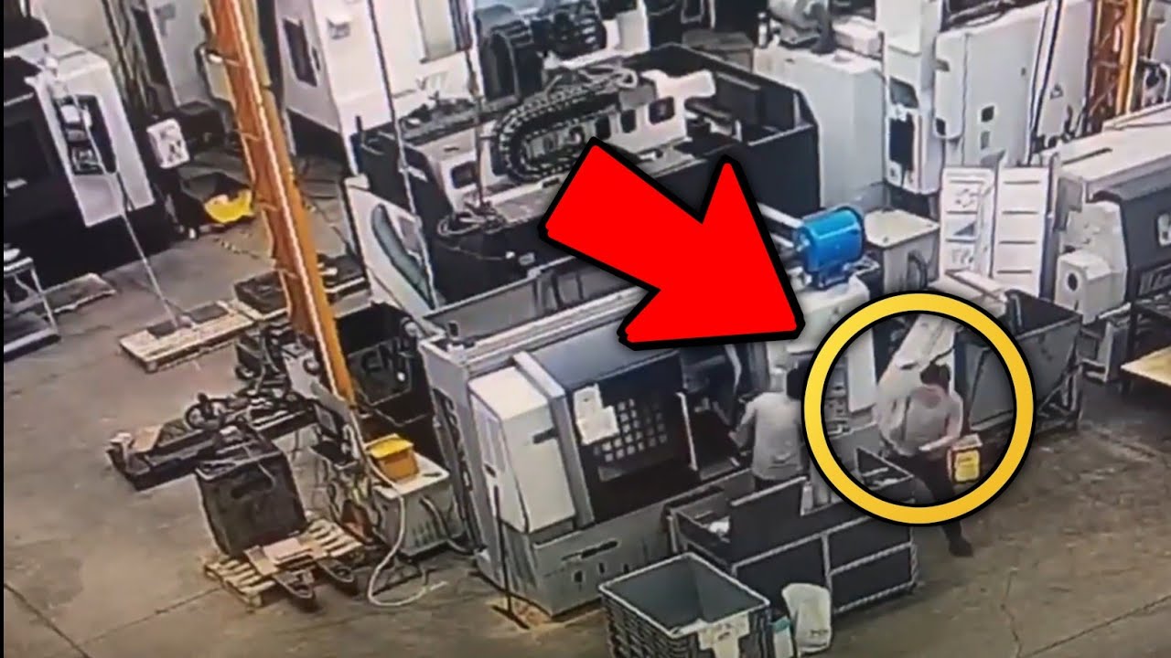 😱 CNC MACHINE ACCIDENT - YouTube