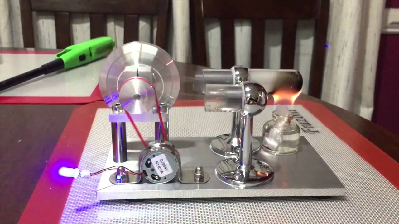 Sunnytech Hot Air Stirling Engine Motor - YouTube