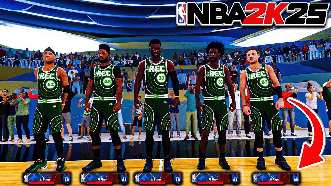 I PLAYED IN THE REC AGAINST ALL AI'S IN NBA 2K25!! NBA 2K25 REC ...