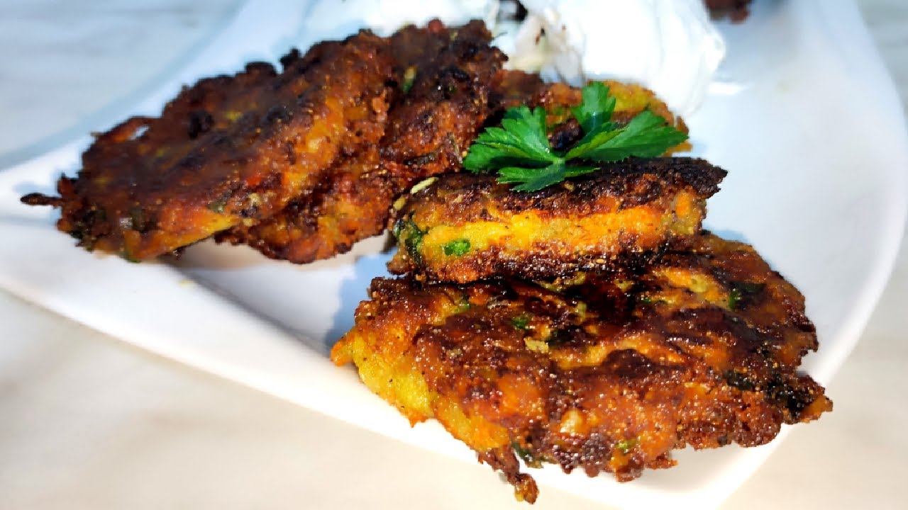 Przeni Pleskavici od Tikvicki, Morkov i Kaskaval / Fried Zucchini ...