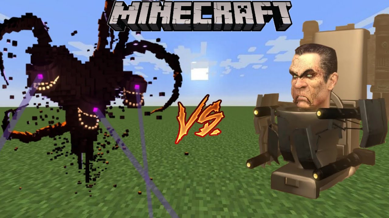 Wither Strom vs Skibidi Toilets Army in Minecraft - YouTube