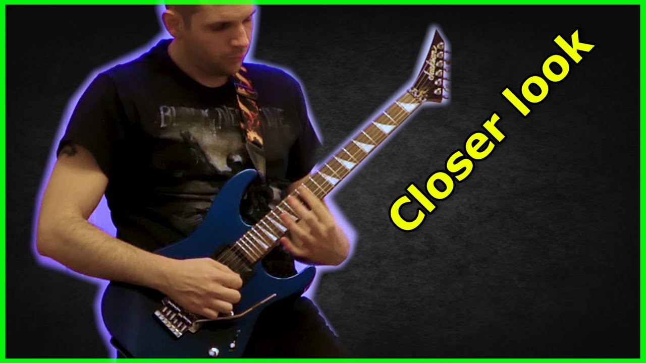 Jackson Dinky DX10D Dark Metallic Blue - A closer look - YouTube