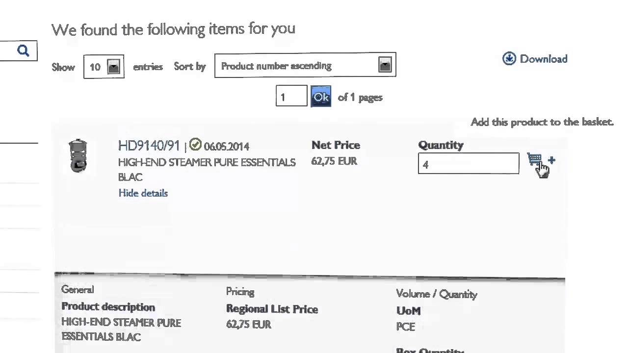 Philips B2B WebShop Tutorial - YouTube