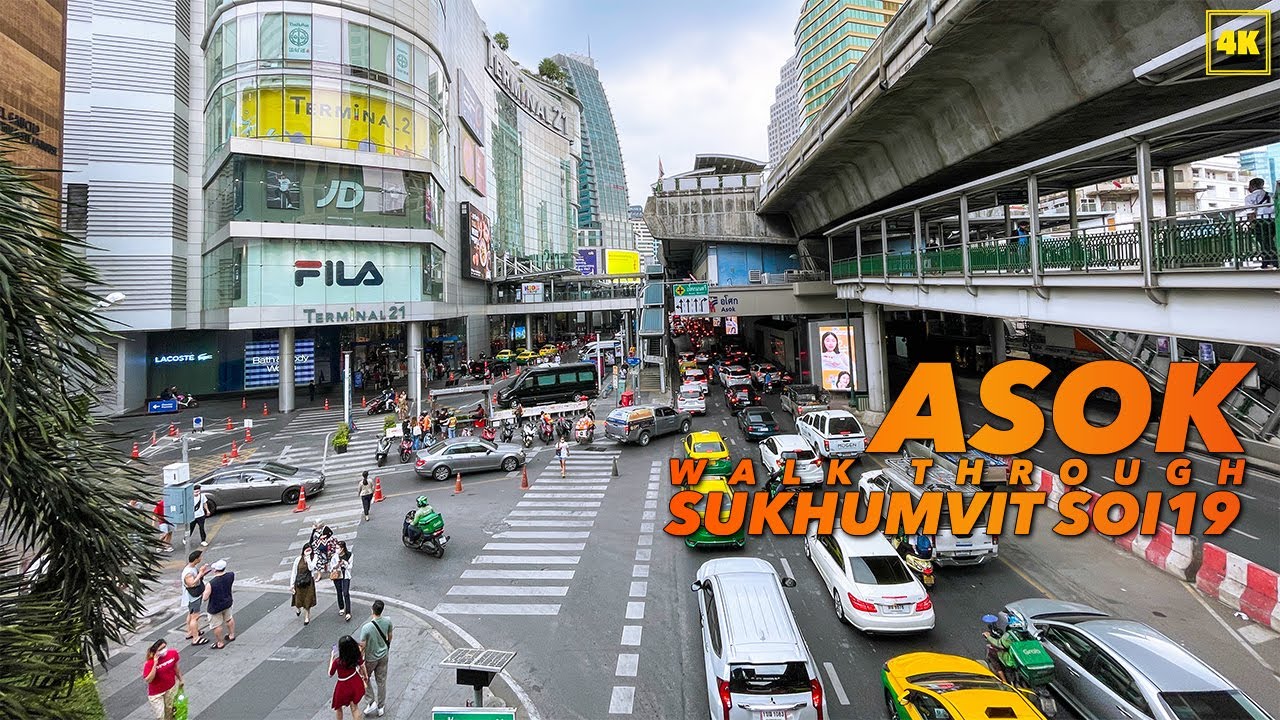 Walk through ASOK Sukhumvit soi19（Bangkok) / January 2023 - YouTube