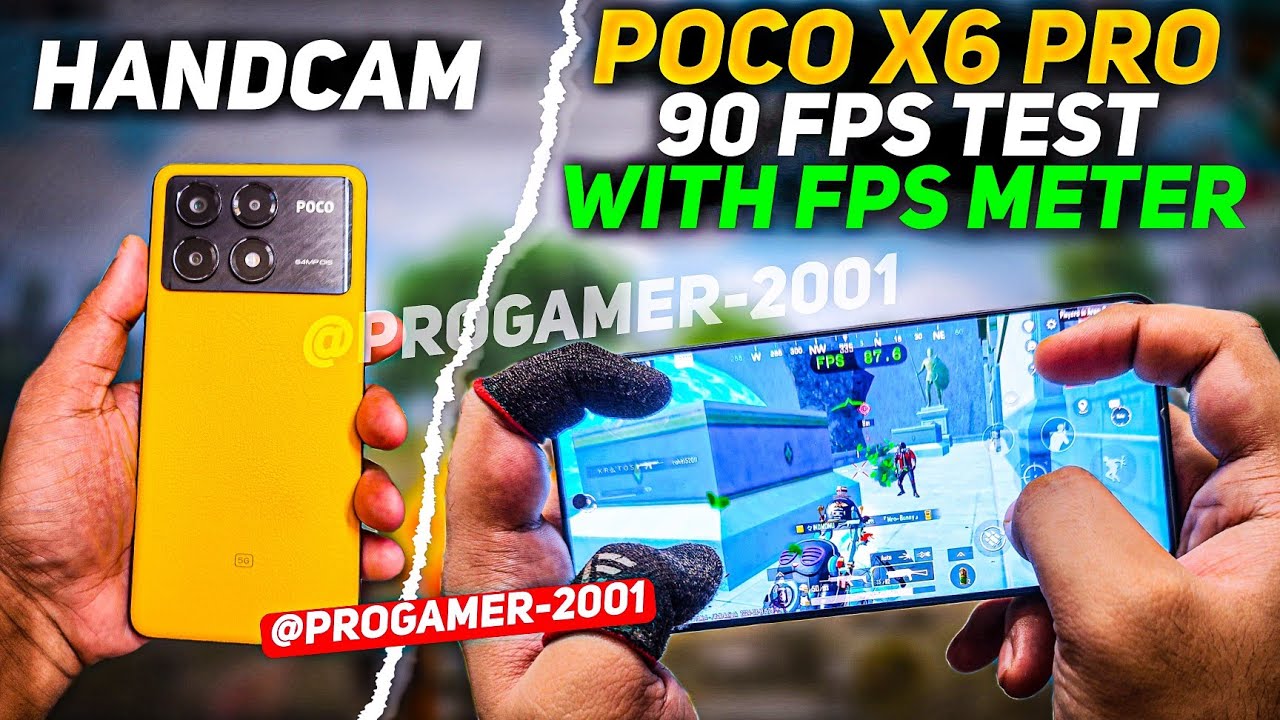 POCO X6 PRO 90 FPS TEST 🔥 WITH FPS METER & HANDCAM BGMI / PUBG # ...