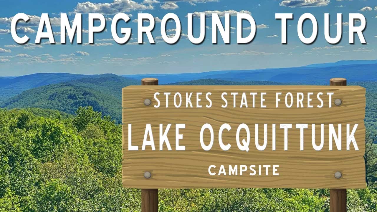 Stokes State Forest - Lake Ocquittunk Campground Drive - YouTube