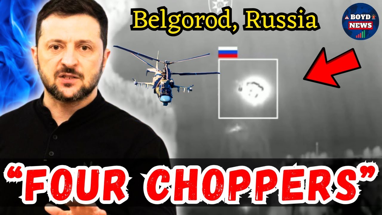 UKRAINE DESTROYS FOUR RUSSIAN HELICOPTERS IN HIMARS ATTACK | BELGOROD ...