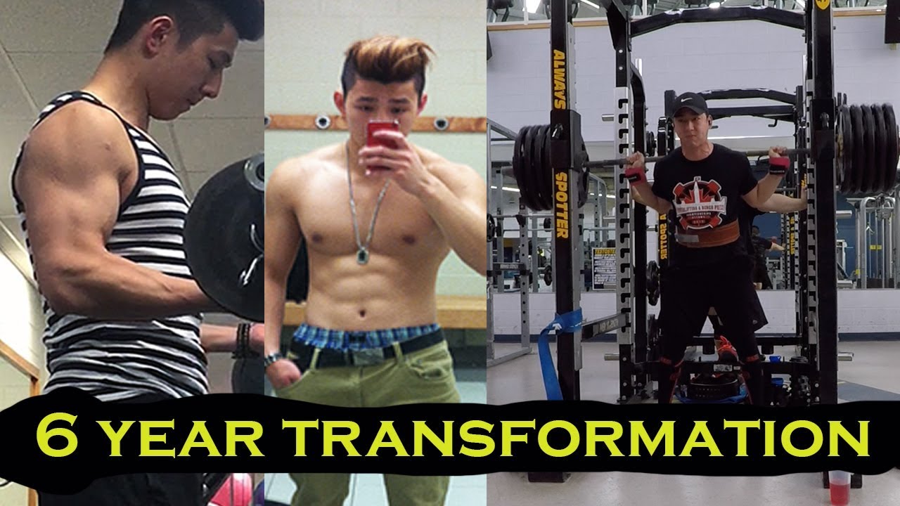 My 6 Year Transformation | Powerlifting Motivation | 17-23 - YouTube