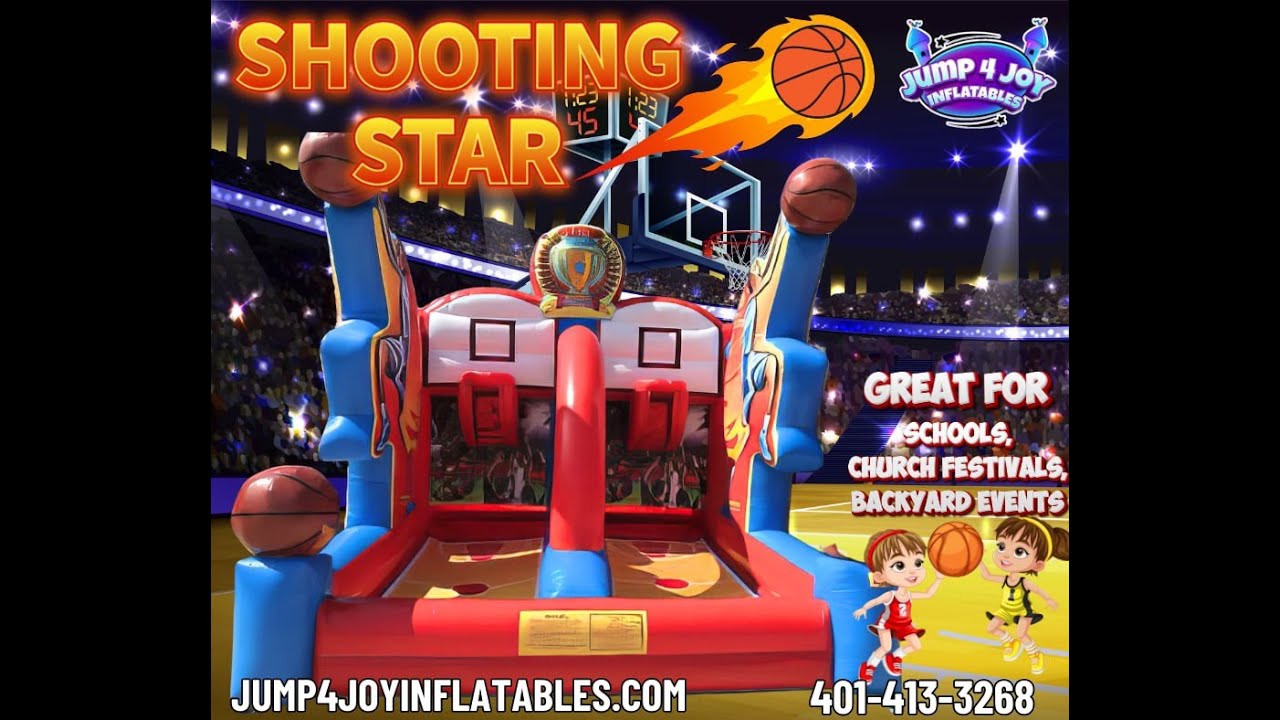 SHOOTING STARS BASKETBALL GAME FROM JUMP 4 JOY INFLATABLES 401-413-3268 ...