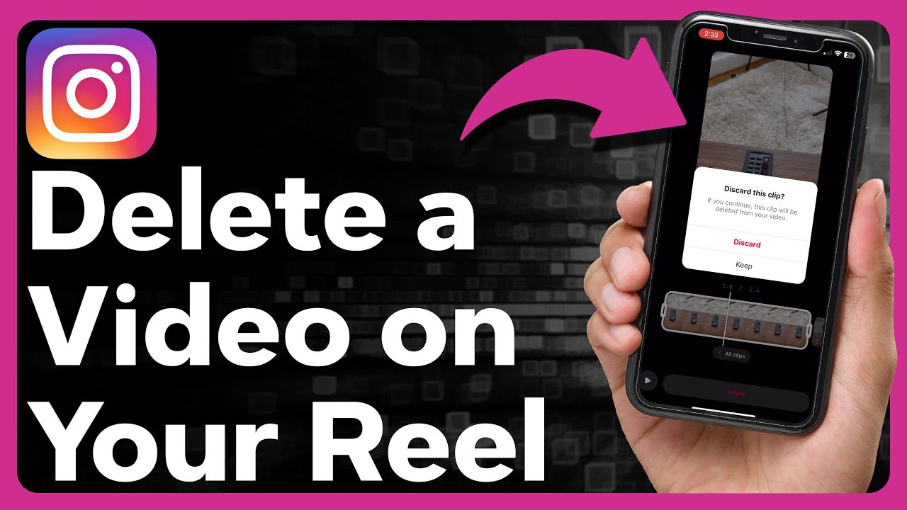 How To Delete A Video In Instagram Reels - YouTube