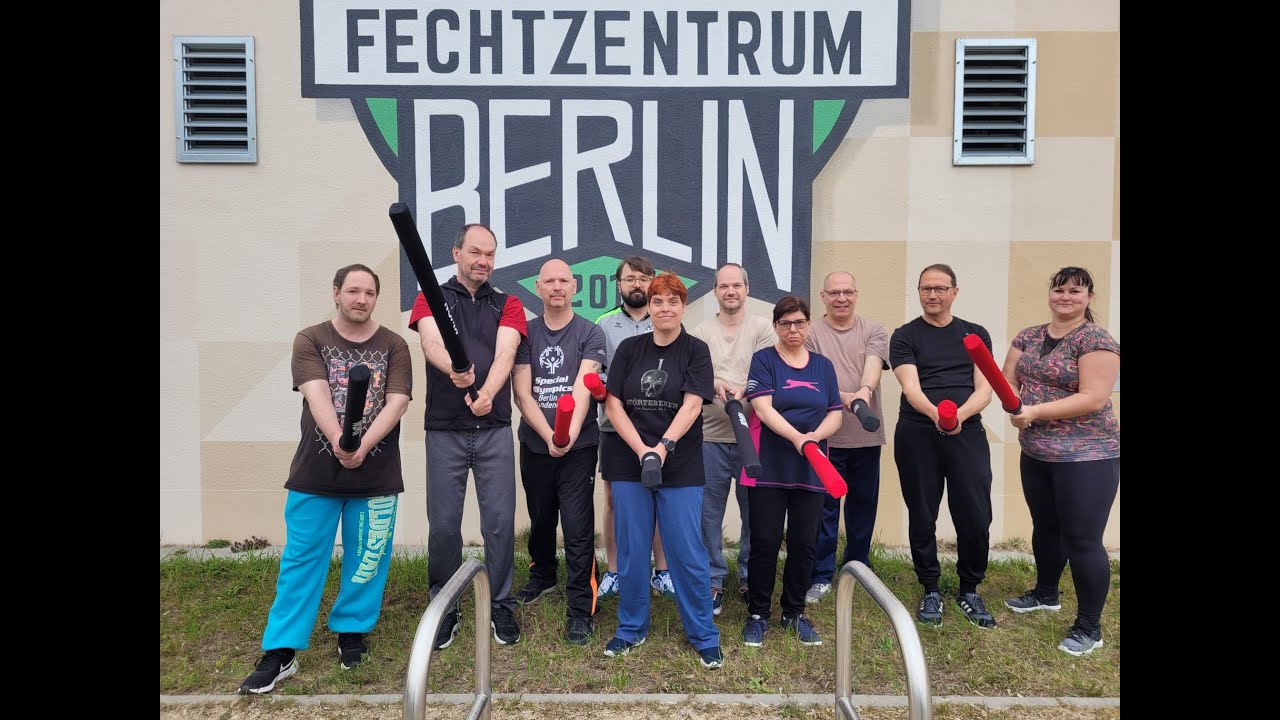 Workshop inklusives Fechten Berlin - YouTube